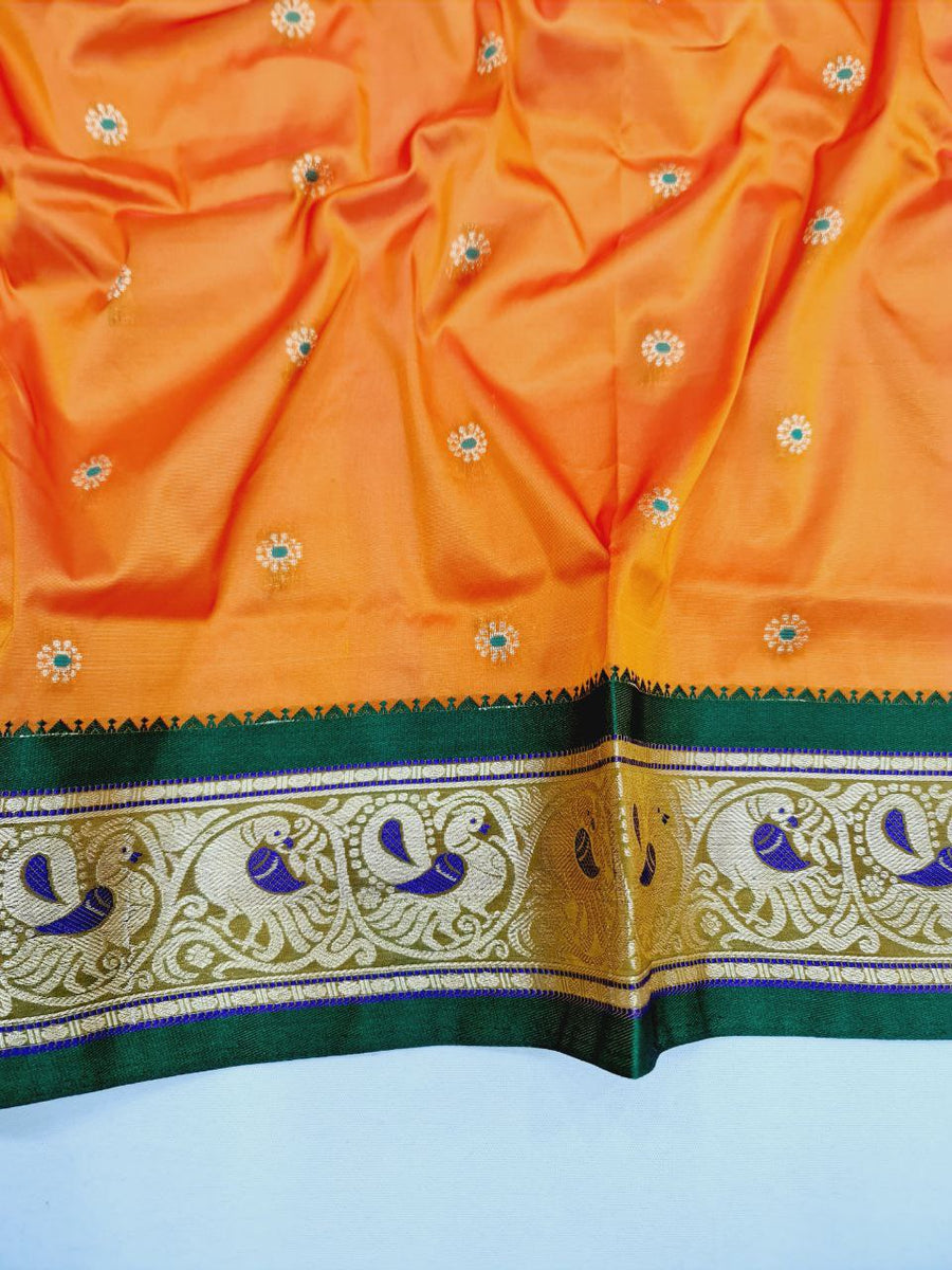 Chandrapriya Semi Paithani Saree CH5 H – Shankari Paithani