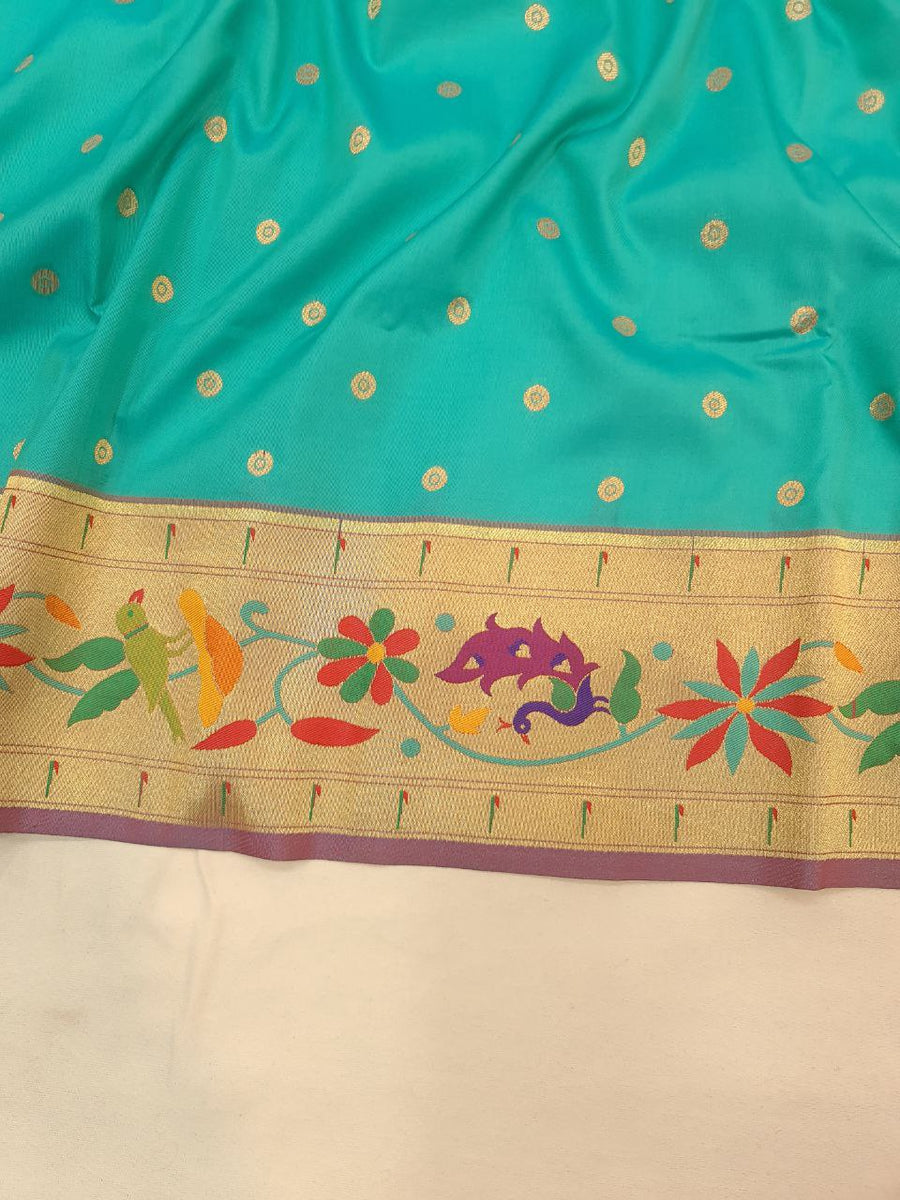Chitrika Semi Paithani Saree NB48 M – Shankari Paithani