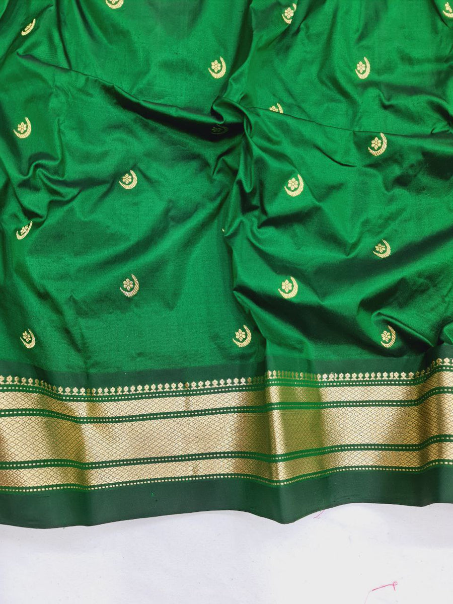 Nath Pallu Paithani Chop Border- 100% Pure Silk & Handmade – Shankari ...